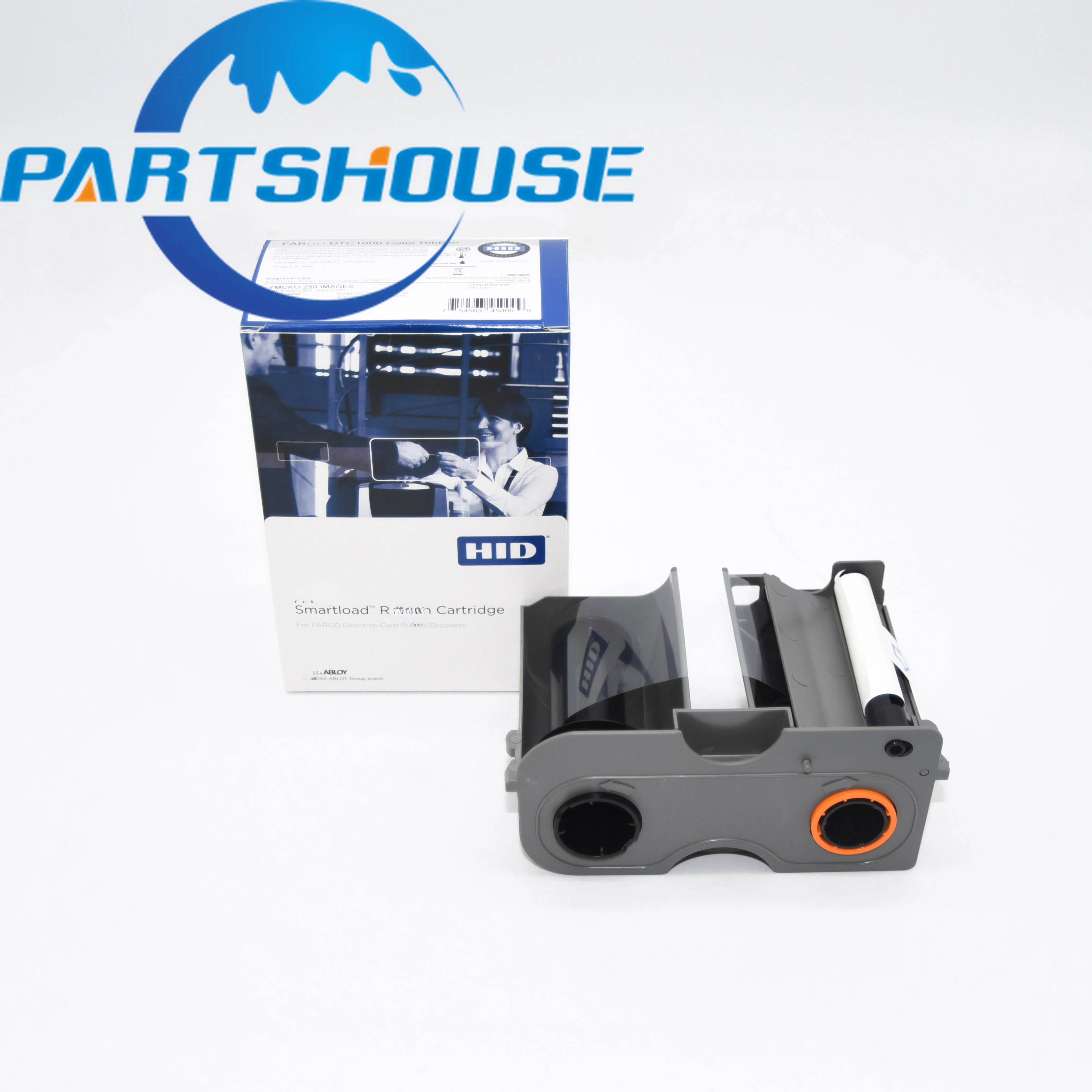 YMCKO Cinta de Color auténtica para impresora de tarjetas Fargo DTC1000 ...