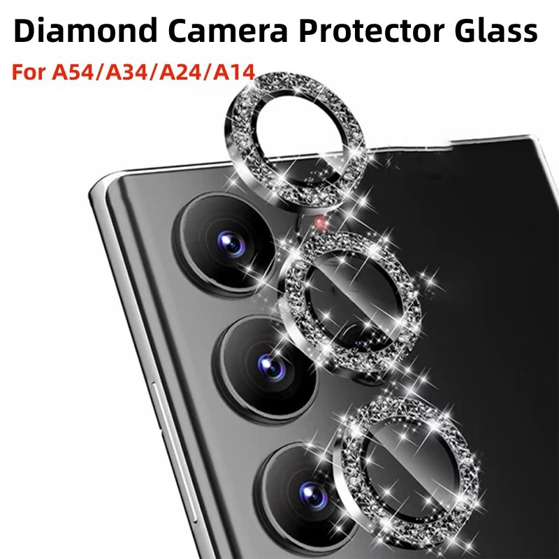Diamond-Lens-Protector-Glass-For-Samsung-Galaxy-A54-A34-Camera-Metal ...
