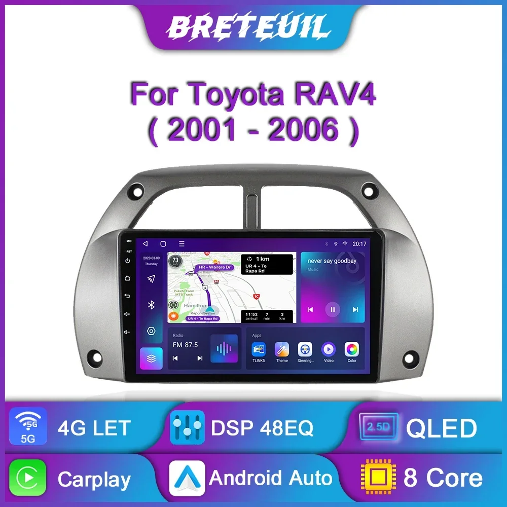 For Toyota RAV4 Rav 4 2001 - 2006 Android Car Radio Multimedia Player ...