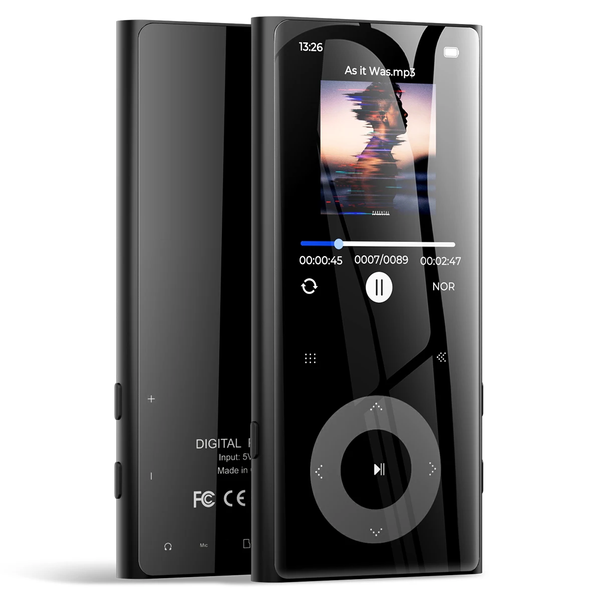 Portable MP3 Player Type-C Walkmen Bluetooth 5.3 Compatible E-Books ...