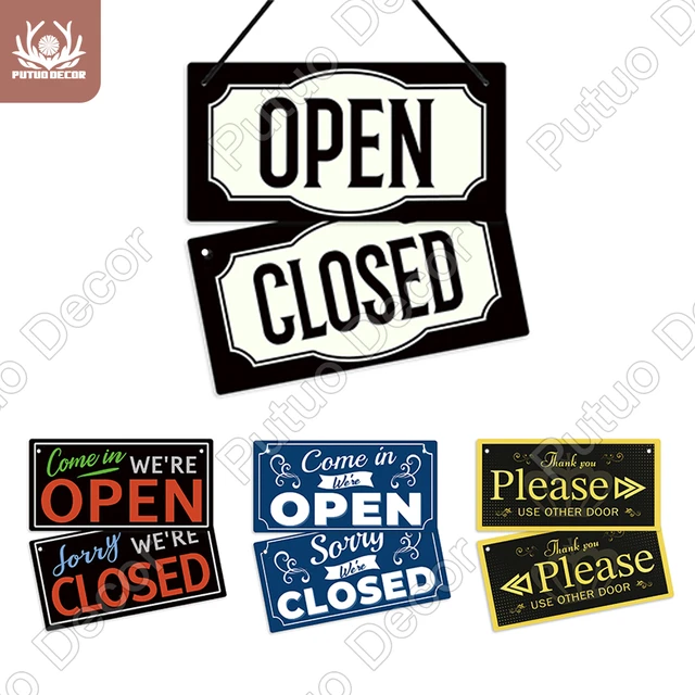 Hanging Open Sign Clip Art