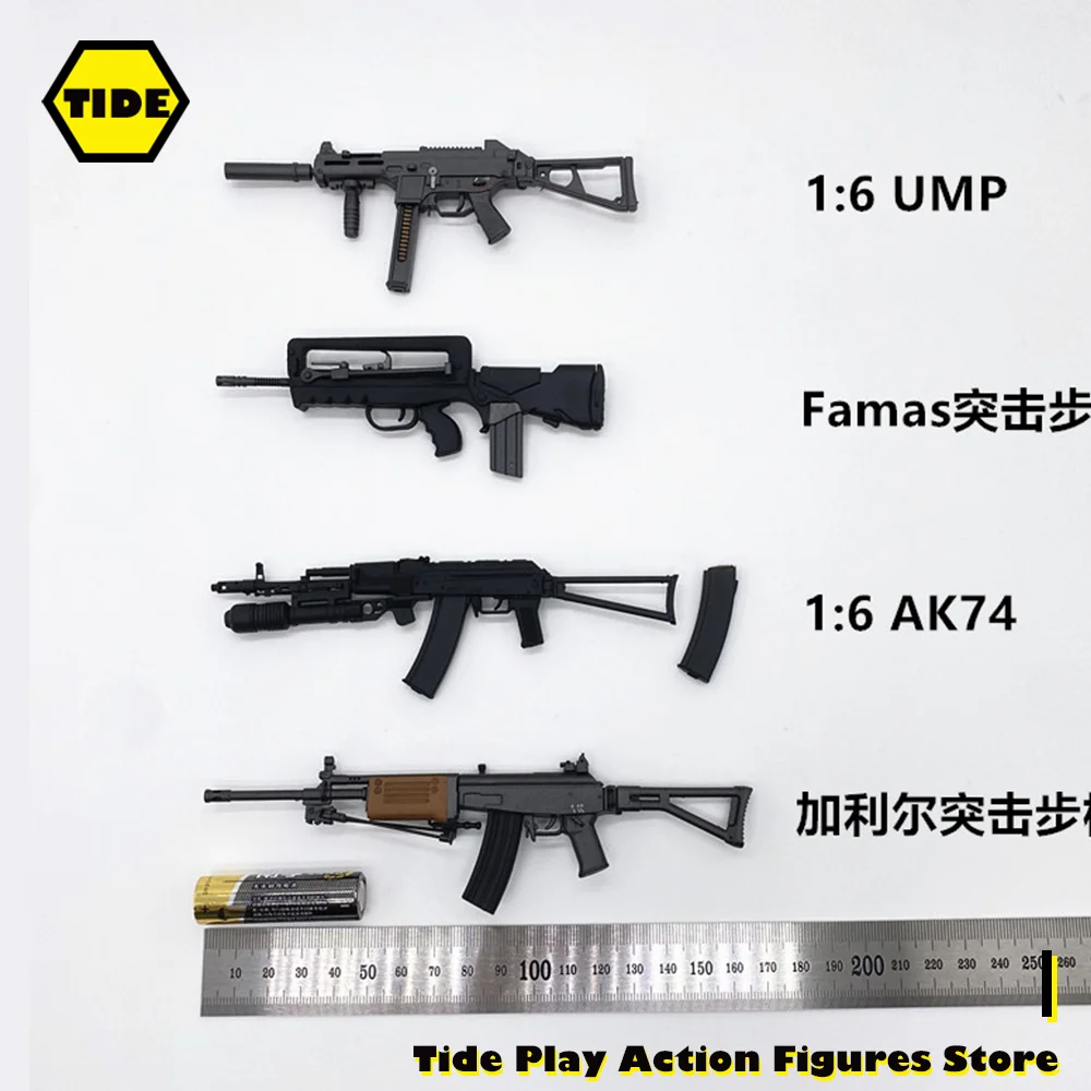 1-6-Soldier-Plastic-Weapons-Model-UMP-Submachine-Gun-AK-74-Assault ...