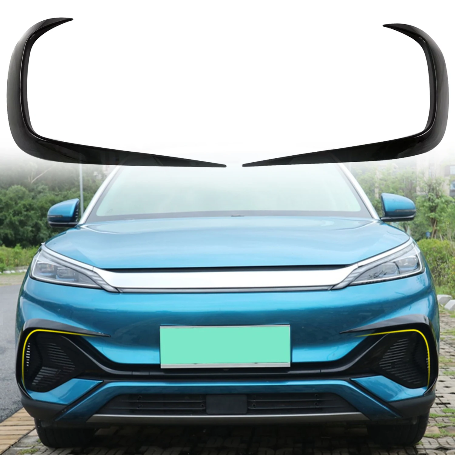For-BYD-Atto-3-Yuan-Plus-2022-2023-Car-Accessories-ABS-Front-Side ...