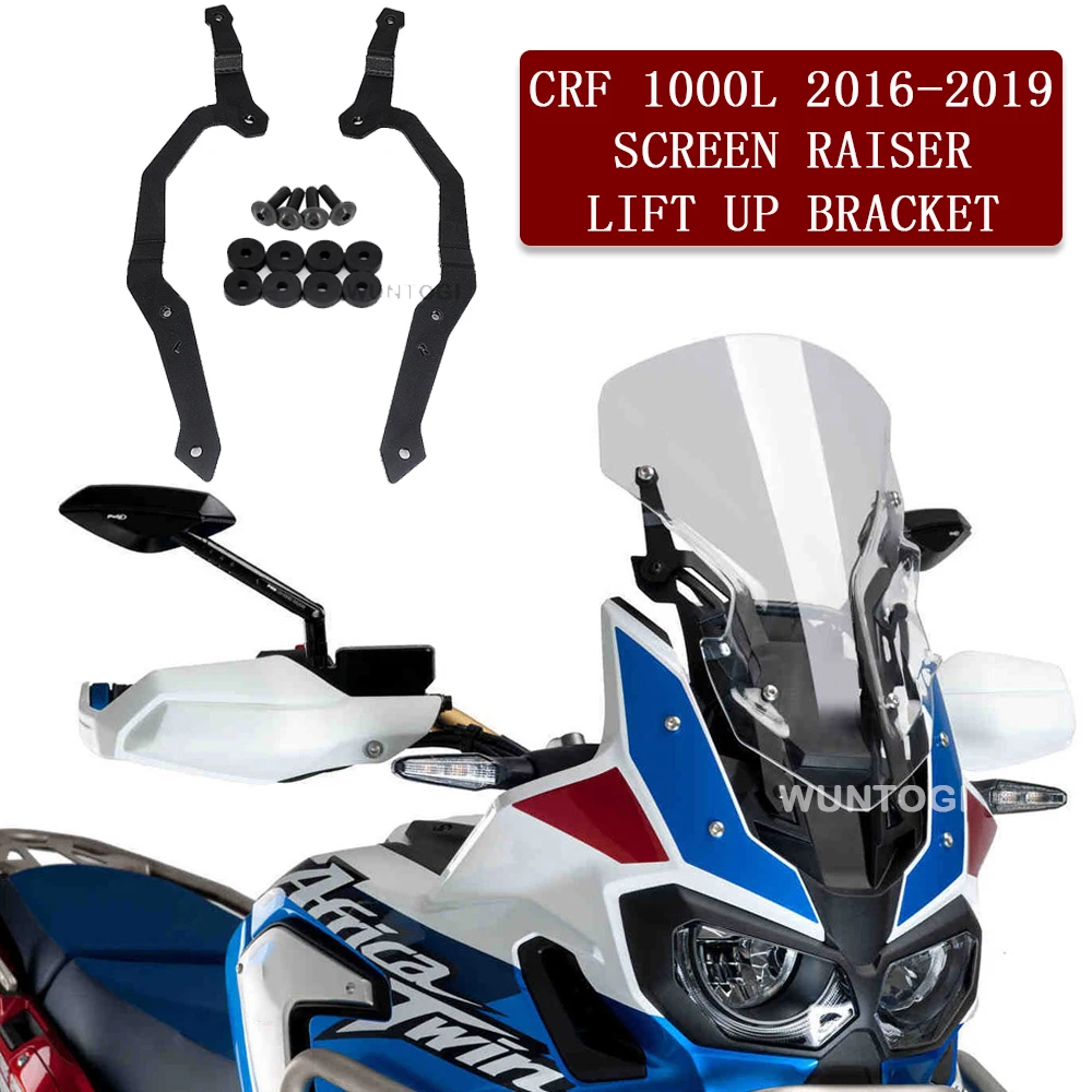 Motorcycle-Screen-Raiser-Lift-Up-Bracket-Windscreen-Windshield-Support ...