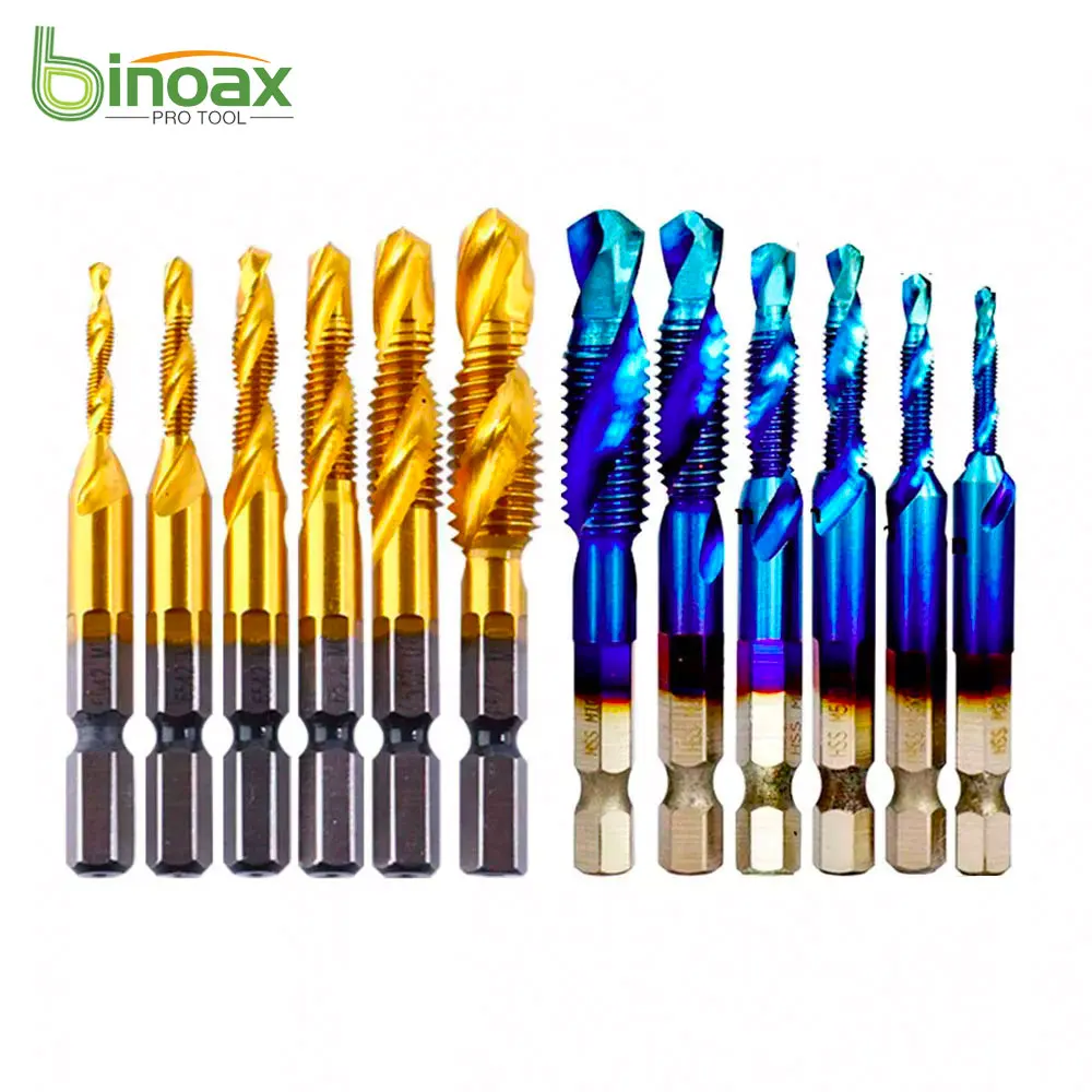 Titanium Countersink Drill Bit | Drill Tap Bit Countersink Bits - 6pcs ...