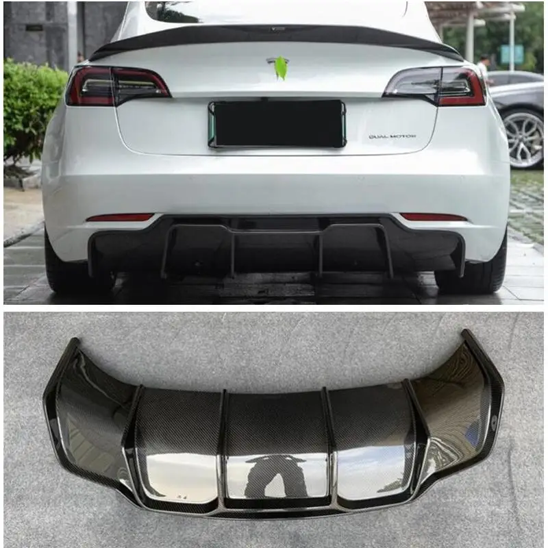 For Tesla Model 3 2019 2020 2021 2022 High Quality REAL Carbon Fiber ...