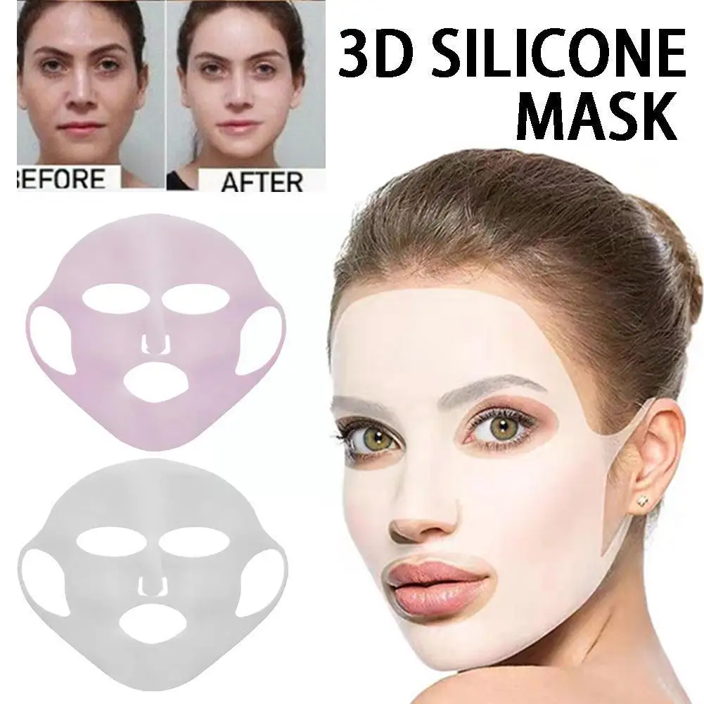 1pc-Silikon-Gesichts-maske-Abdeckung-wieder-verwendbare-feuchtigkeit ...