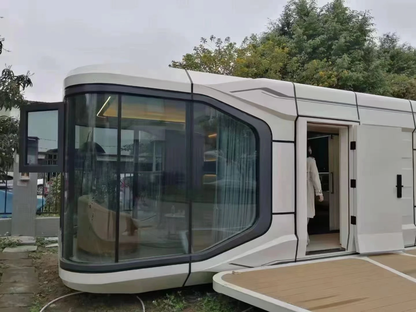 Customized-Prefab-Capsule-Mobile-Houses-Modular-Residential ...