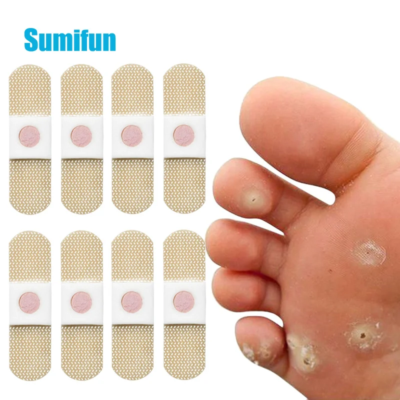6/12/18pcs Medical Corn Plaster Foot Corn Removal Warts Detox Adhesive ...