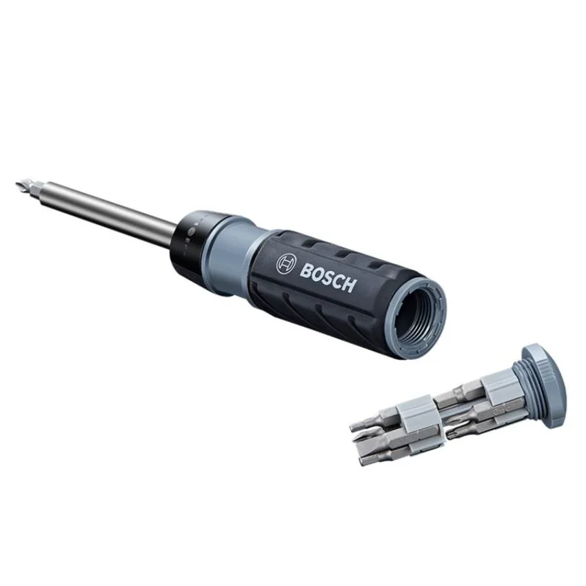 BOSCH-All-In-One-Hand-Screwdriver-Set-10-in-1-Manual-Ratchet ...