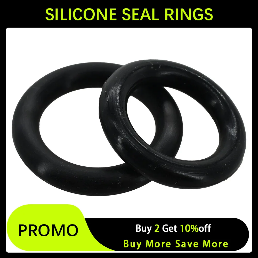 Silicone-O-ring-CS1mm-CS4mm-Black-Silicon-Gasket-Food-Grade-Sealing ...