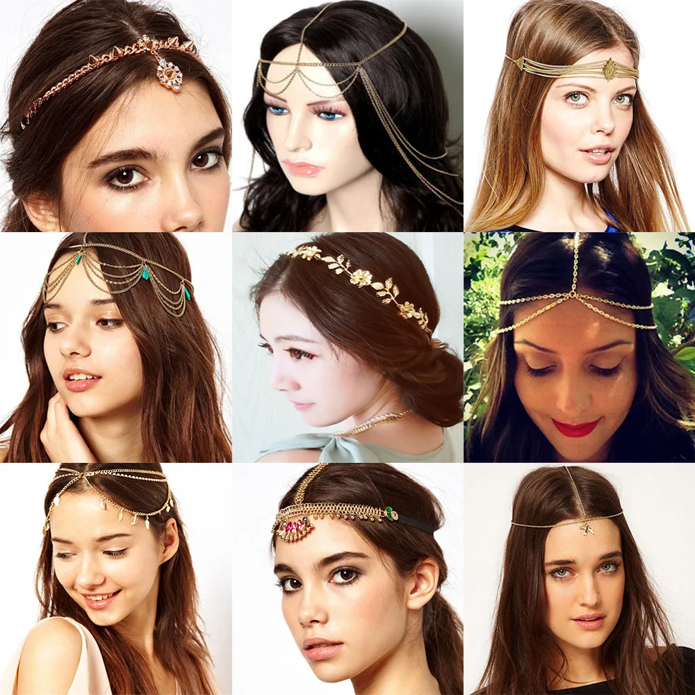 Boho-Draping-Crystal-Bride-Hair-Accesories-Fashion-Elegant-Head-Chains ...