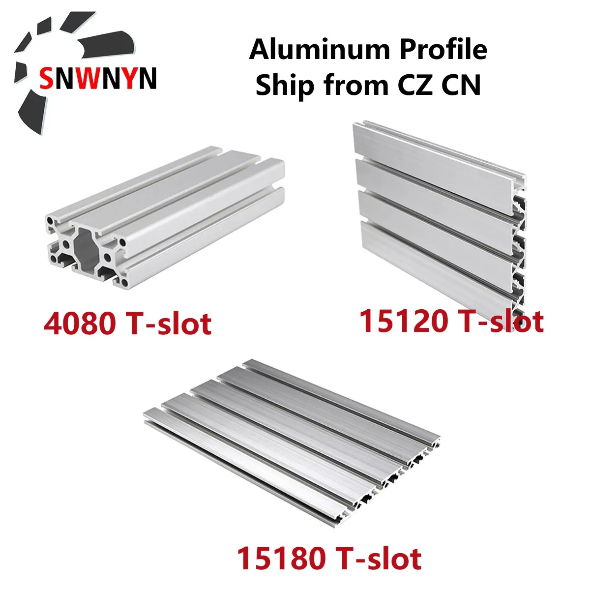 1PC 4080 15180 15120 Aluminum Profile 200 300 500 600 800 1000mm Linear ...