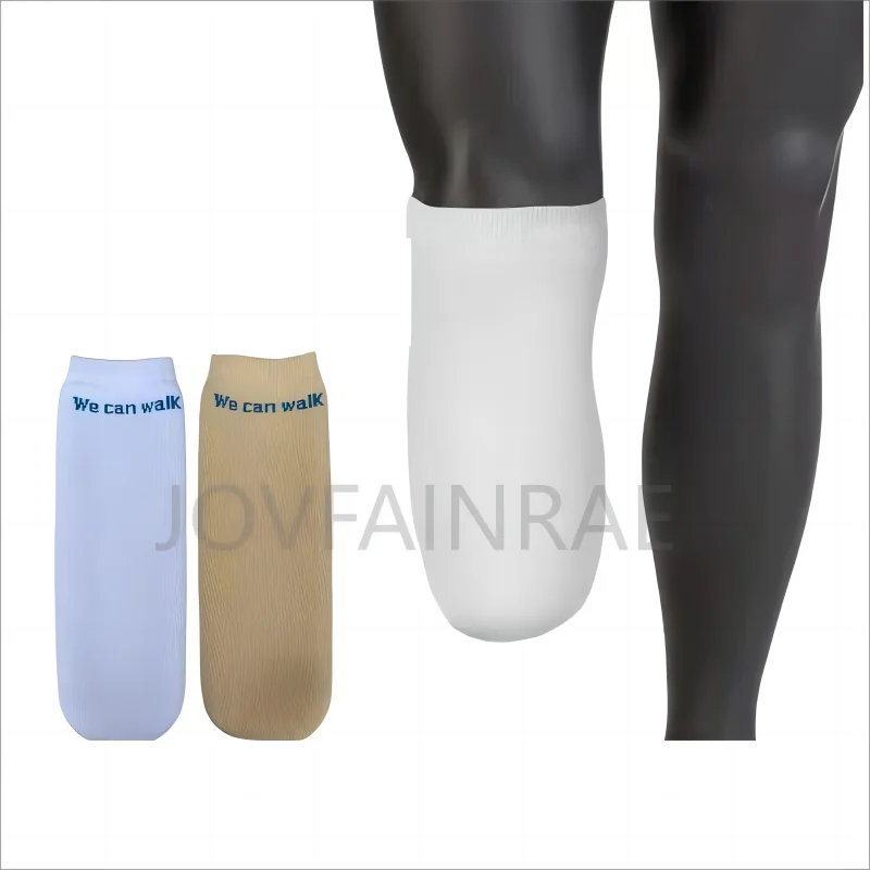 Calf-Prosthetic-Gel-Sleeve-Silicone-Sock-Disabled-Residual-Limb-Leg-Below-Knee-Amputees-Sheath ...