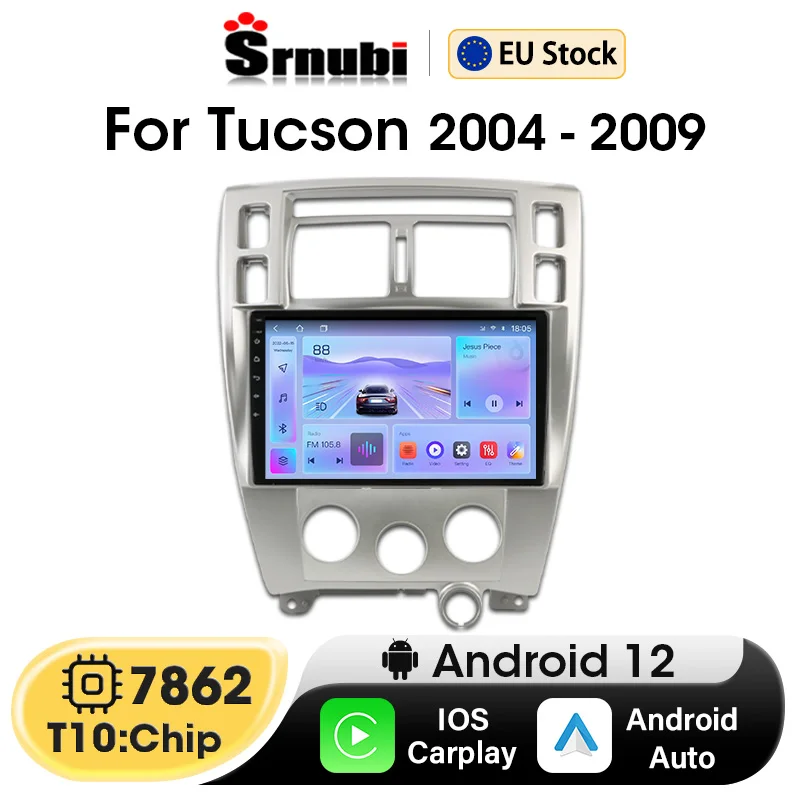 Srnubi-2din-Android-12-Car-Radio-for-Hyundai-Tucson-2004-2013-2008 ...