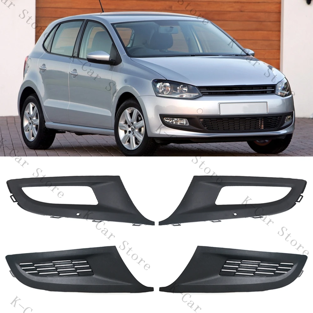 Car Front Bumper Fog Light Grille Grill Cover For Volkswagen VW POLO ...