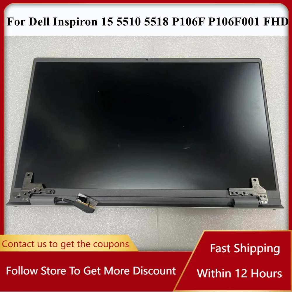 15-6-For-Dell-Inspiron-15-5510-5518-P106F-P106F001-LCD-Screen-Assembly ...