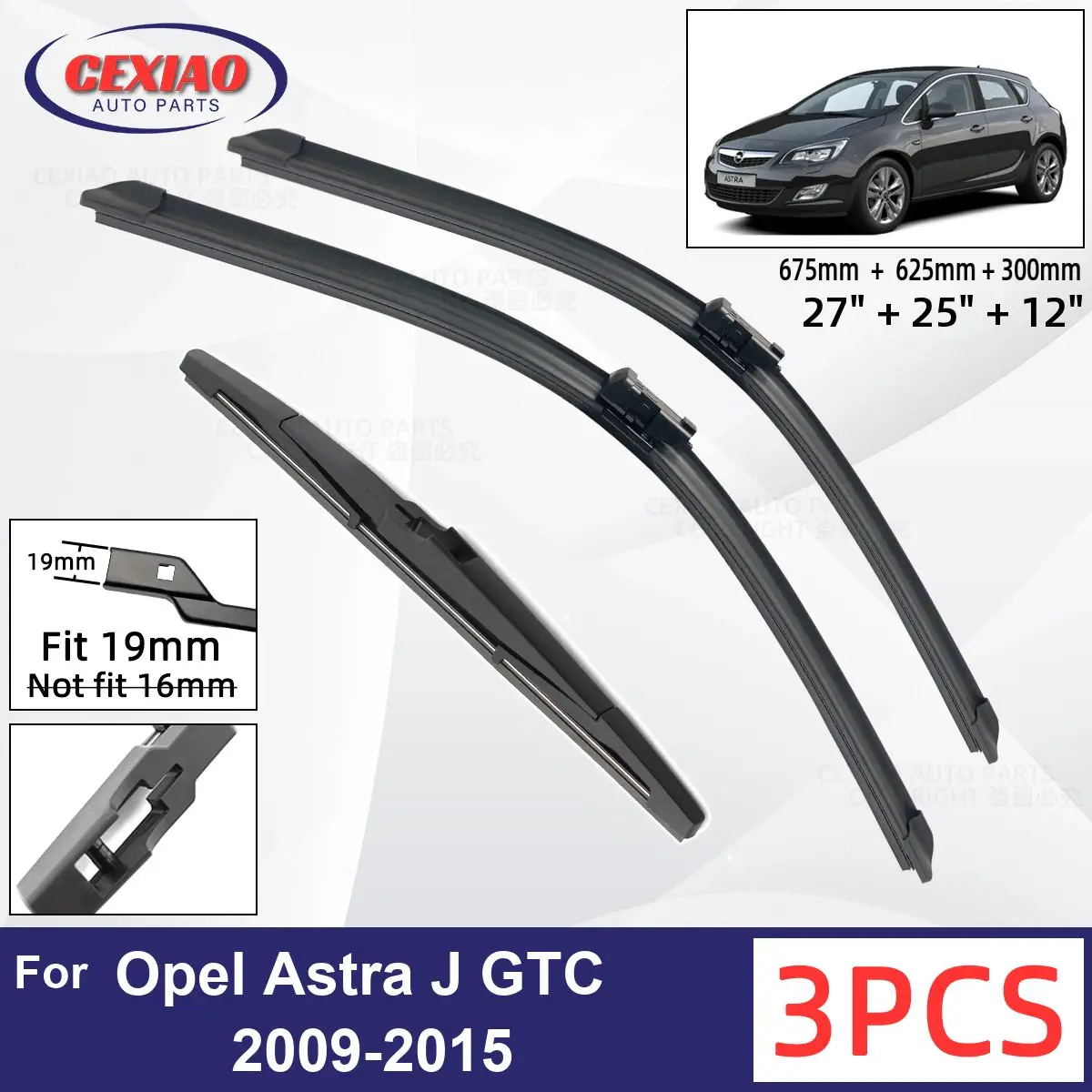 For-Opel-Astra-J-GTC-2009-2015-Car-Front-Rear-Wiper-Blades-Soft-Rubber ...