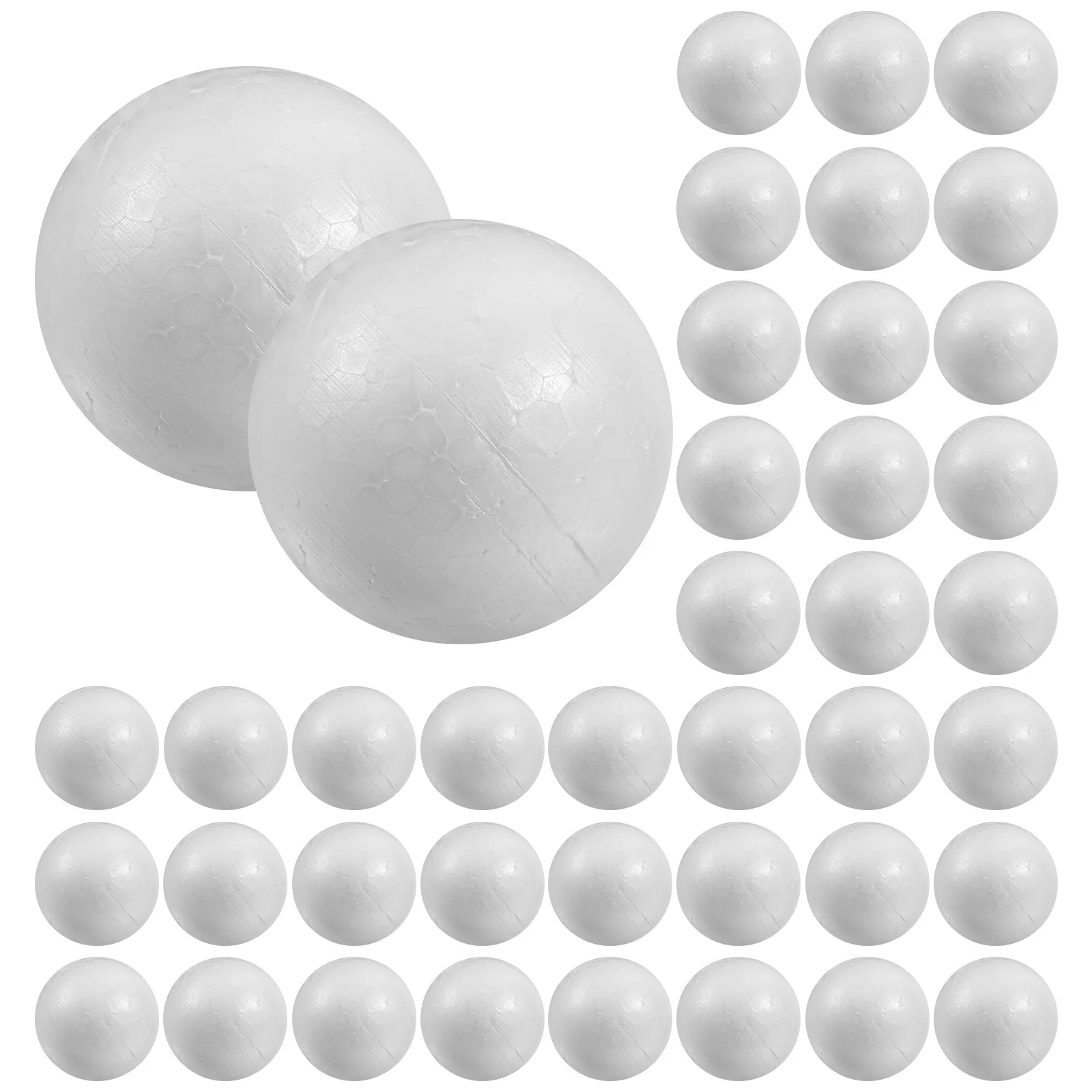 100pcs 2/3/4/5/6cm Modelling Polystyrene Large Decoration Spheress ...