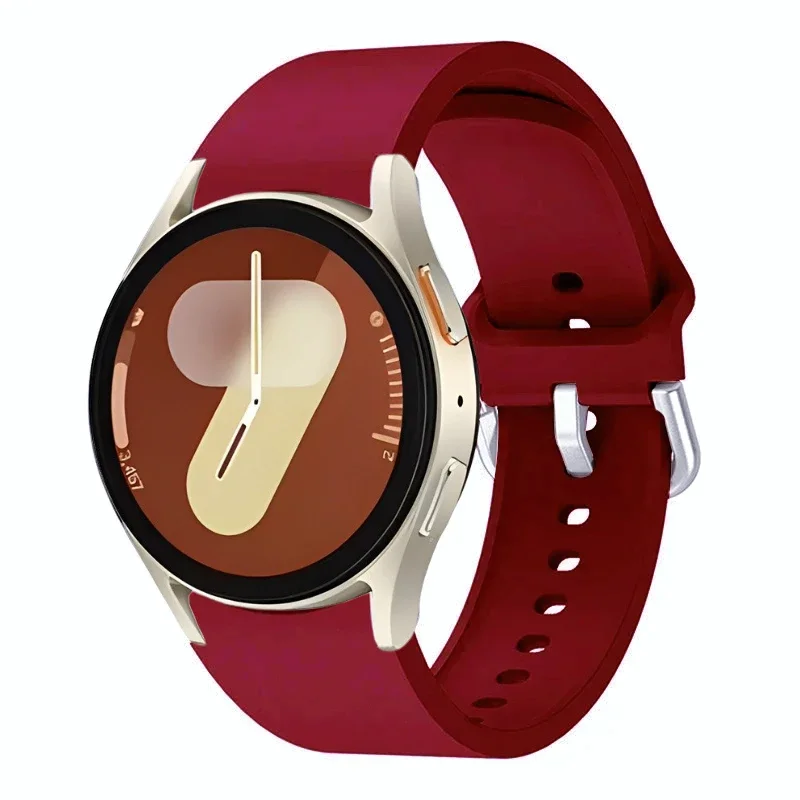 Premium Silicone Smartwatch Strap - No Gap Design, Universal Fit for ...