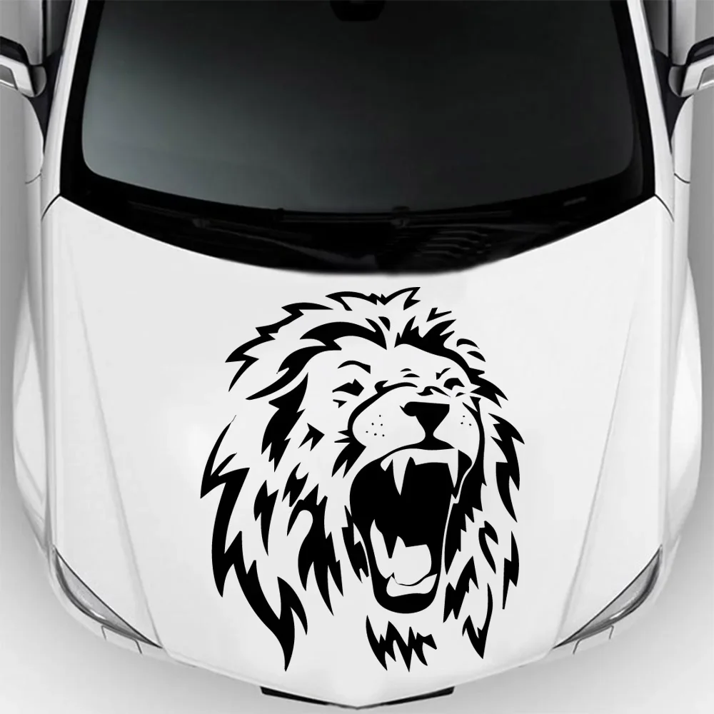 NEW-lion-Car-Stickers-Funny-Decal-Car-Window-Decoration-Vinyl-Stickers ...