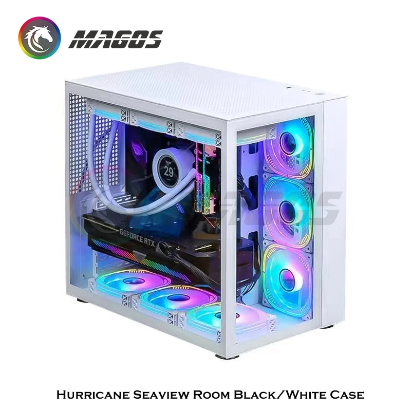White Gaming Computer Case