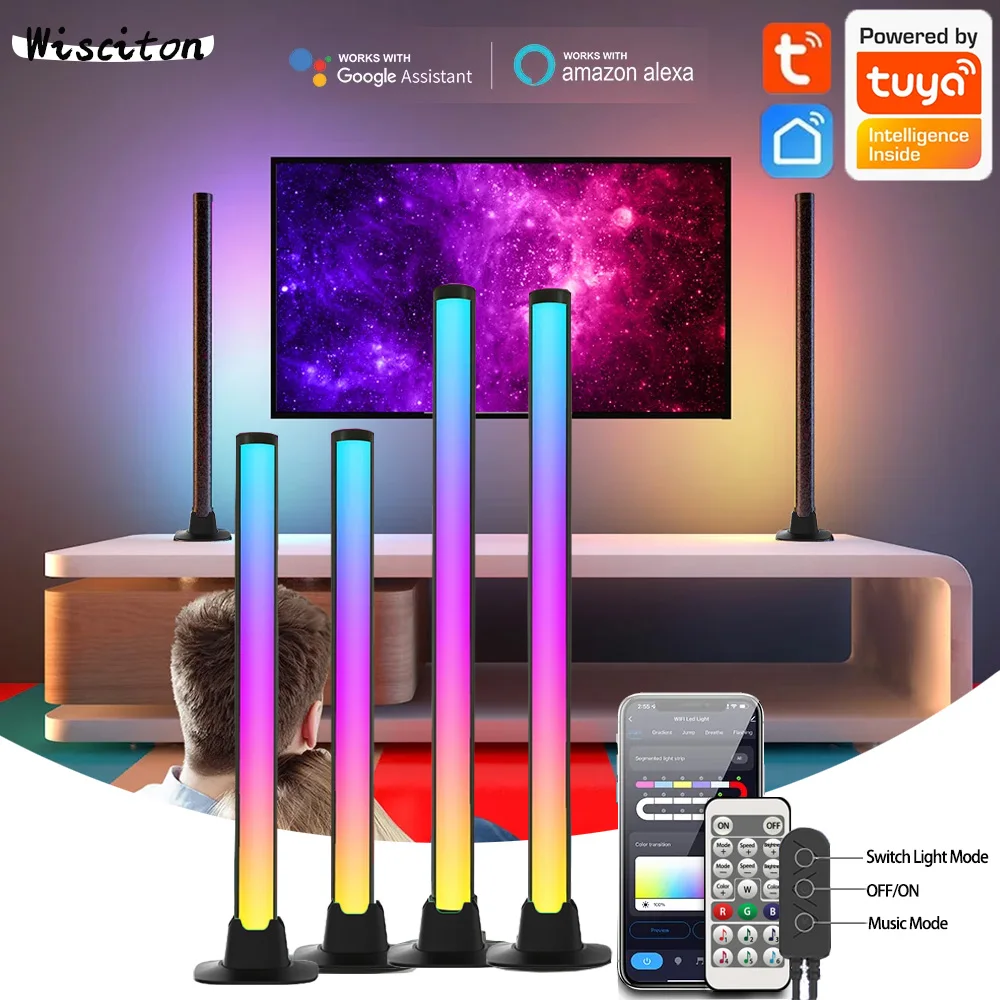 WIFI-RGB-Atmosphere-Night-Light-LED-Music-Rhythm-Sensing-Lamp-Game ...