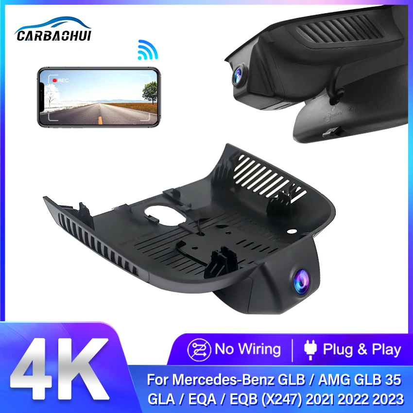 4K Wifi Car Dvr Dash Cam Camera For Mercedes GLA H247 GLB x247 for ...