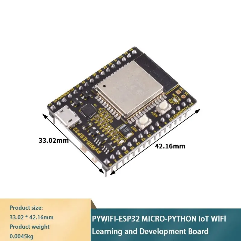 Pywifi-esp32 micro python iot wifi aprendizagem e desenvolvimento placa