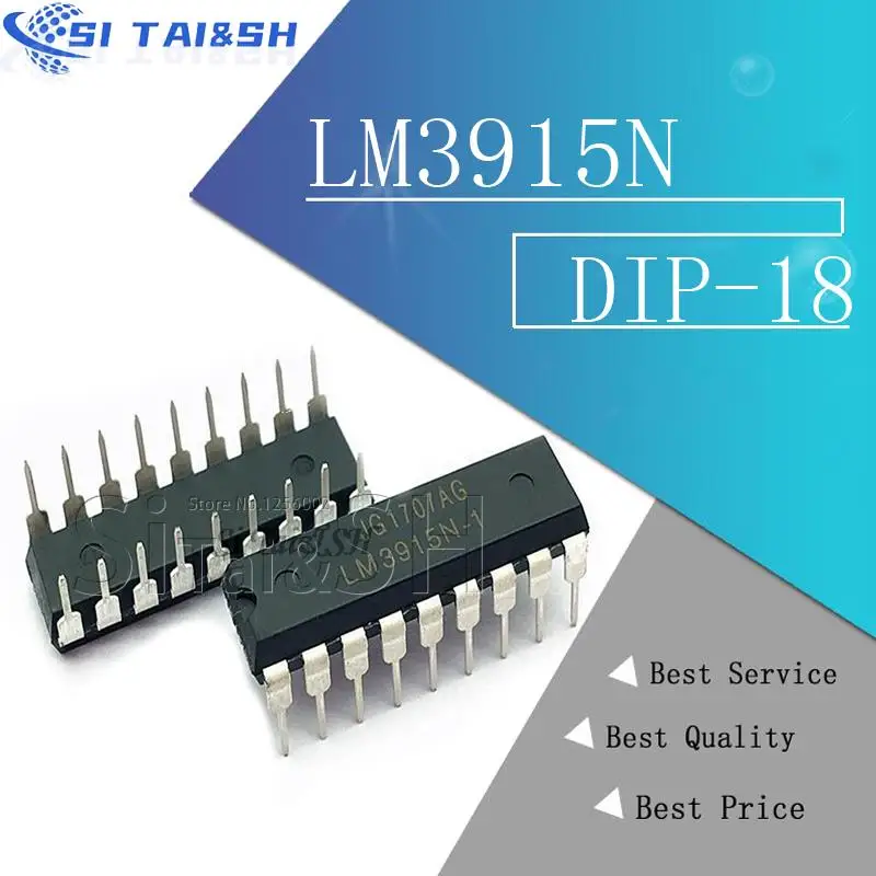 5pcs Lm3915n-1 Dip18 Lm3915-1 Dip Lm3915n Lm3915 Dip-18 Molewei New And ...