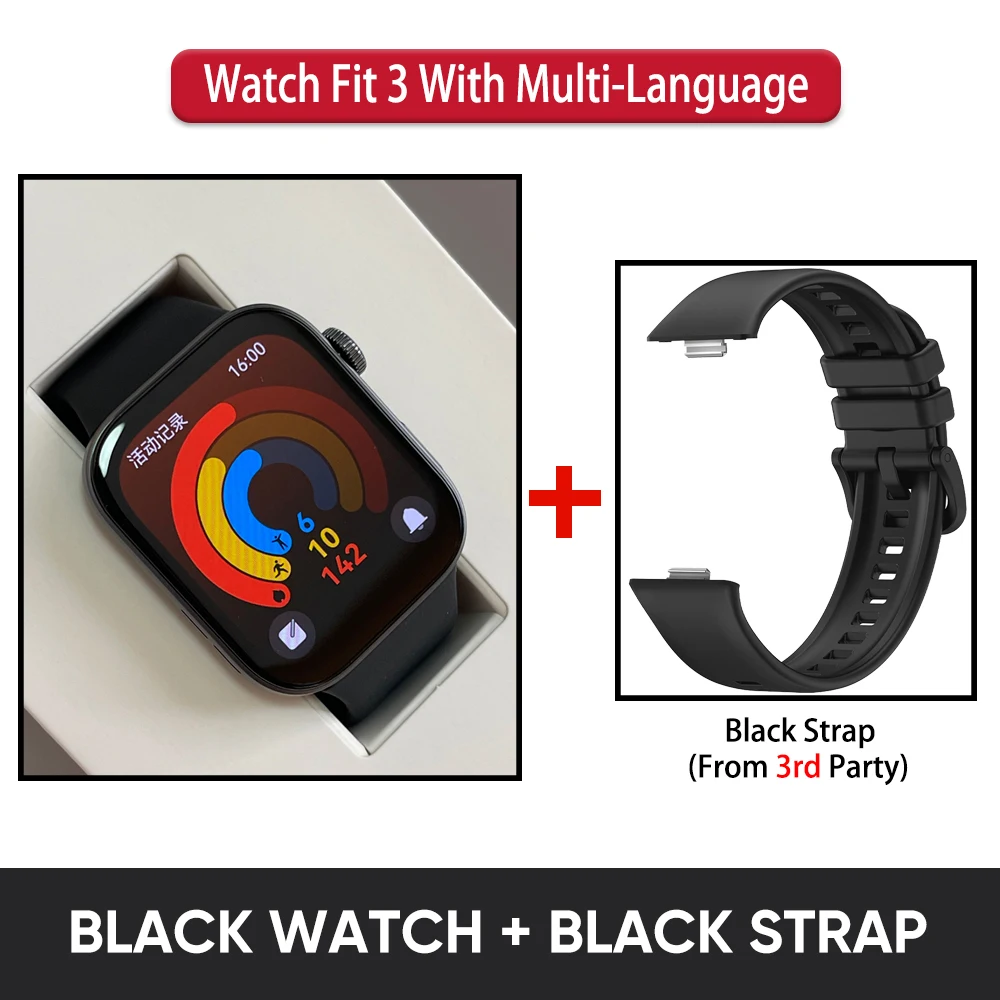 Huawei Watch Fit 3 Smartwatch Fit3 Pantalla AMOLED de 1,82 pulgadas ...