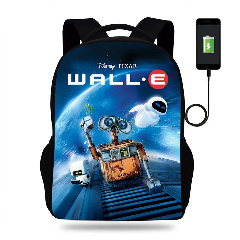 Disney-Wall-E-Robot-Backpacks-Boys-Girls-School-Bags-Children-Teenager ...