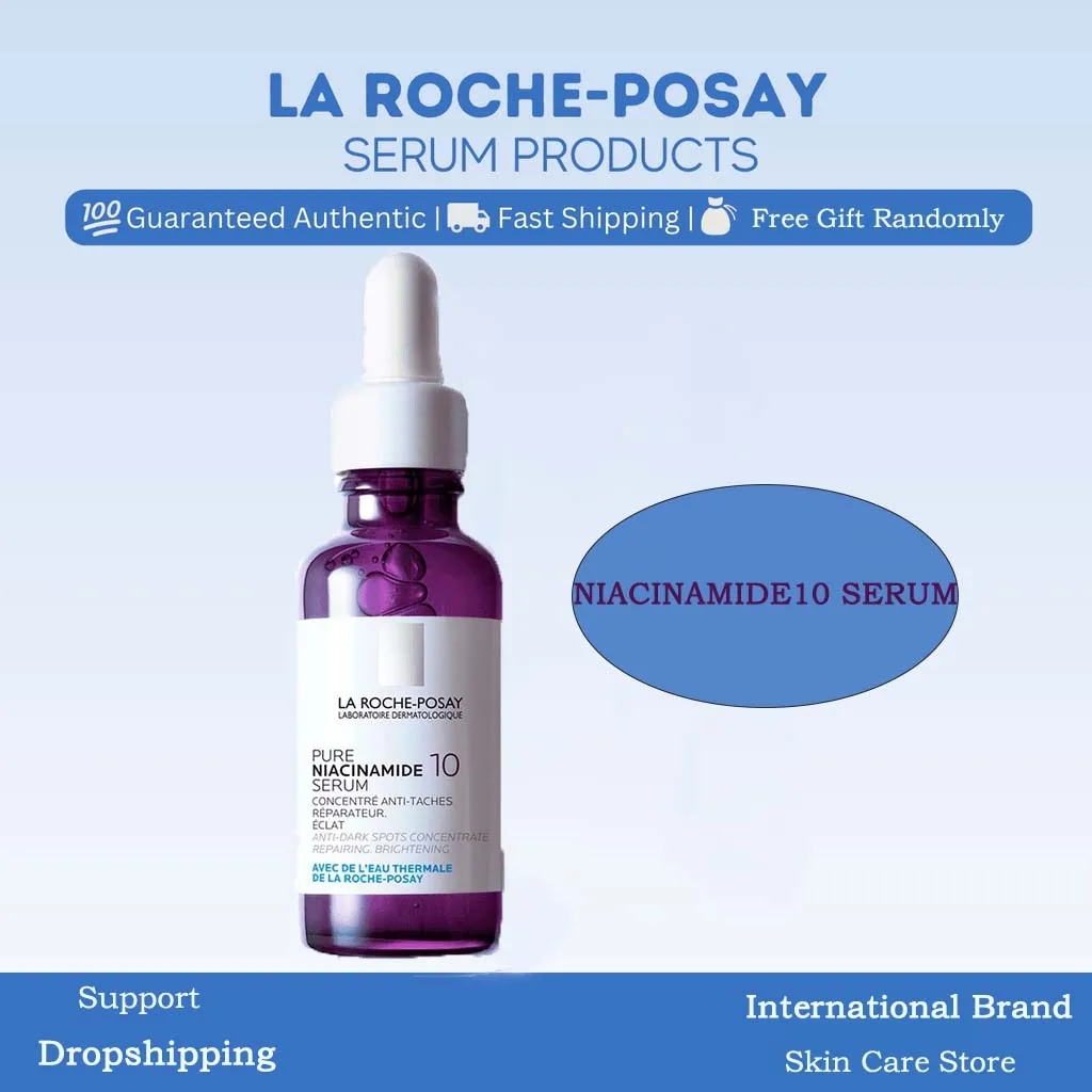 La Roche Posay Pure Niacinamide 10 Serum 30ml Brighten & Hydrate Anti ...