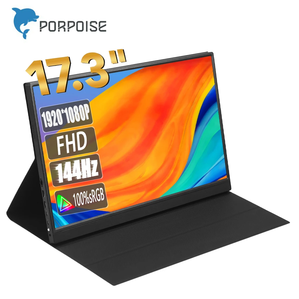 Monitor Portátil Do Jogo Do Interruptor Xbox Ps4/ps5 Da Tela 17.3 P Da ...