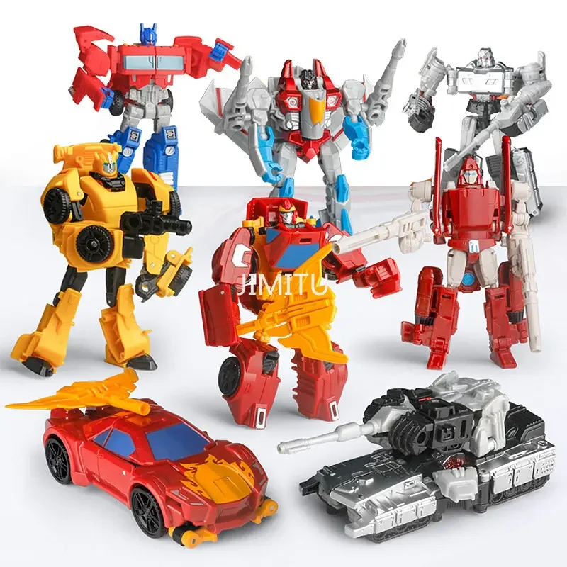 13CM-Plastic-Transformation-Robot-Cars-Model-Toys-Kid-Classic-Robot-Car ...