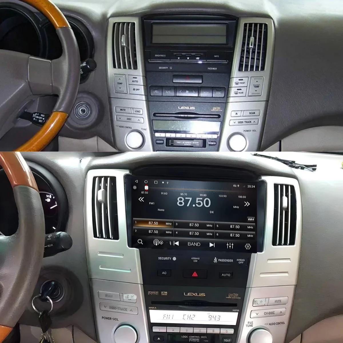 For-Lexus-RX-RX300-RX330-RX350-RX400H-2003-2009-Android13-Car-Radio ...