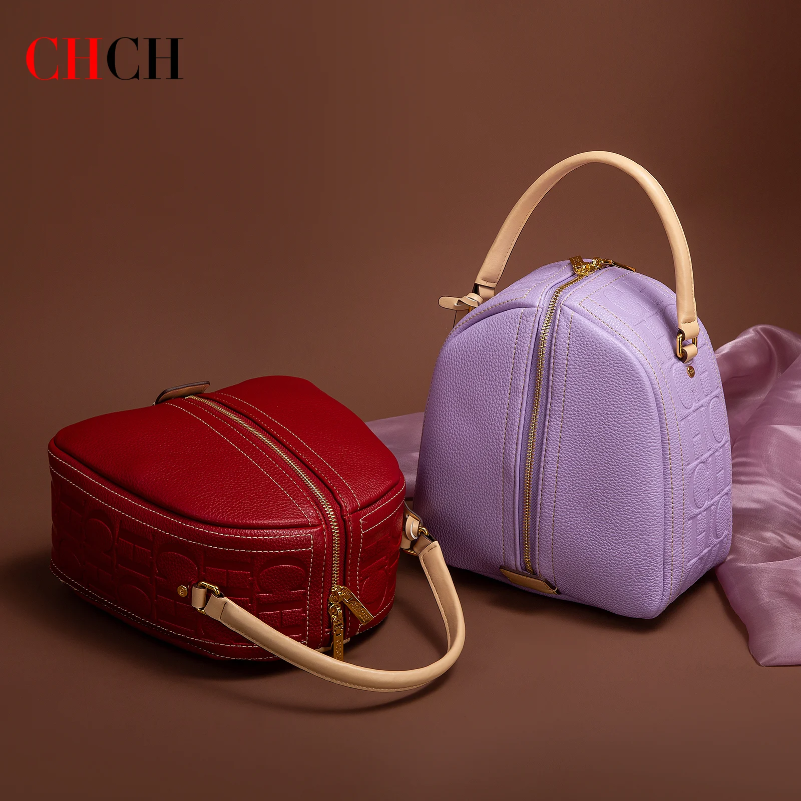 CHCH-Women-s-Bucket-Bag-New-Dual-Use-Handbag-Classic-Letter-Embossed ...