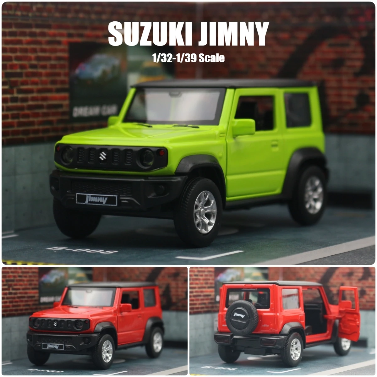 1/32 SUZUKI Jimny Toy Car Model for Children Diecast Metal Miniature ...