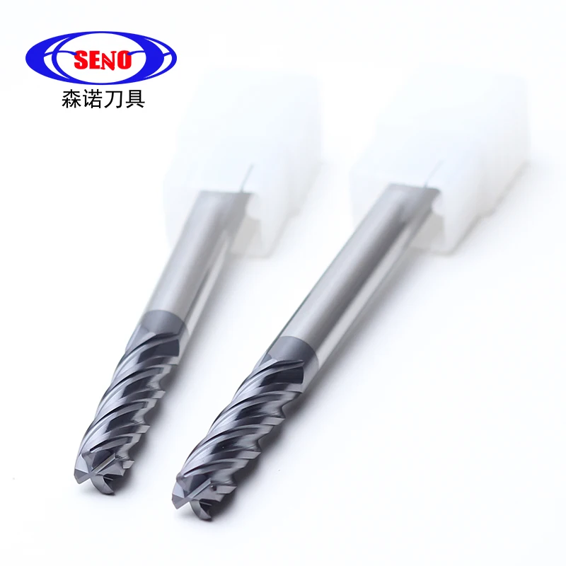 HRC60 Corner Radius End Mill CNC Bull Nose Cutter Tungsten Carbide ...