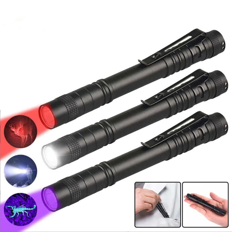 Light-Mini-Portable-Q5-LED-Flashlight-Aluminum-Alloy-Pen-shaped-Home ...