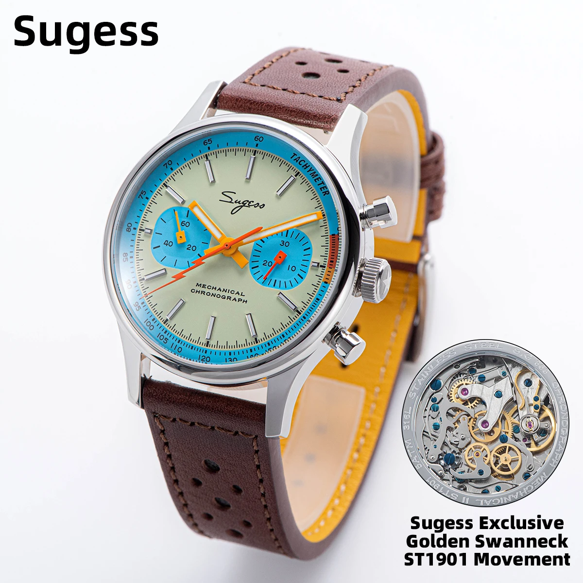 Sugess-Pilot-Watch-of-Mens-Original-ST1901-Movement-Chronograph ...