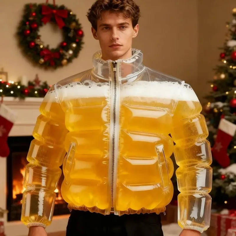 For Pools Parties Festivals Leak-proof Beer Jacket Beer-filled Jacket ...