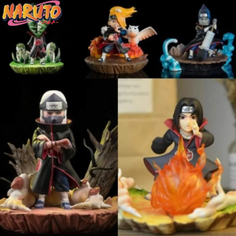 Anime 17cm Action Figure Naruto Gk Zetsu Model Pvc Q Version Statue ...