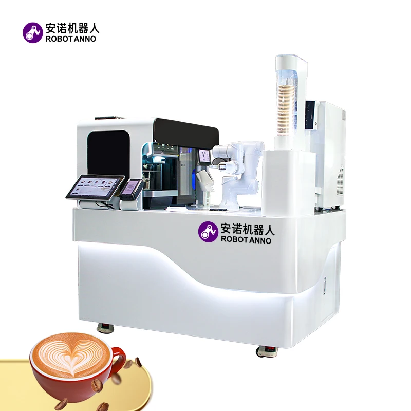 Commercial Indoor AI Smart Automatic Latte Art Coffee Machine Barista ...