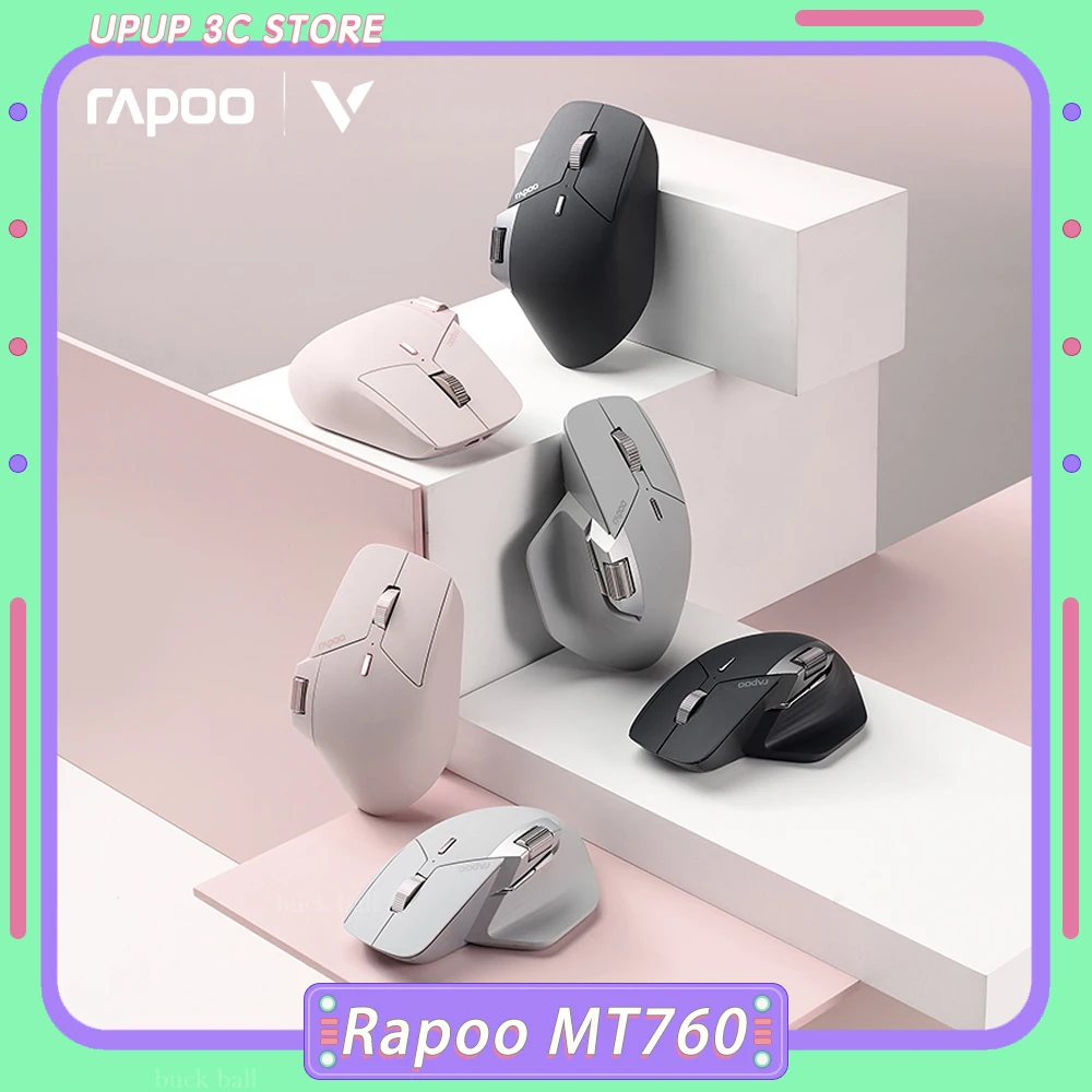Rapoo-MT760-Wireless-Gaming-Mouse-Three-Mode-Mouse-FPS-Low-Latency ...