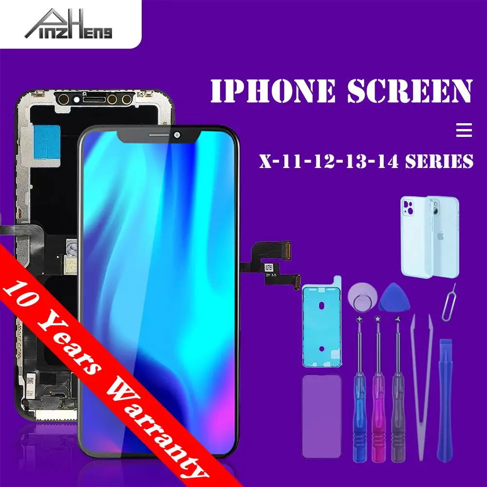 PINZHENG pantalla OLED LCD Original para iPhone, reemplazo de pantalla ...