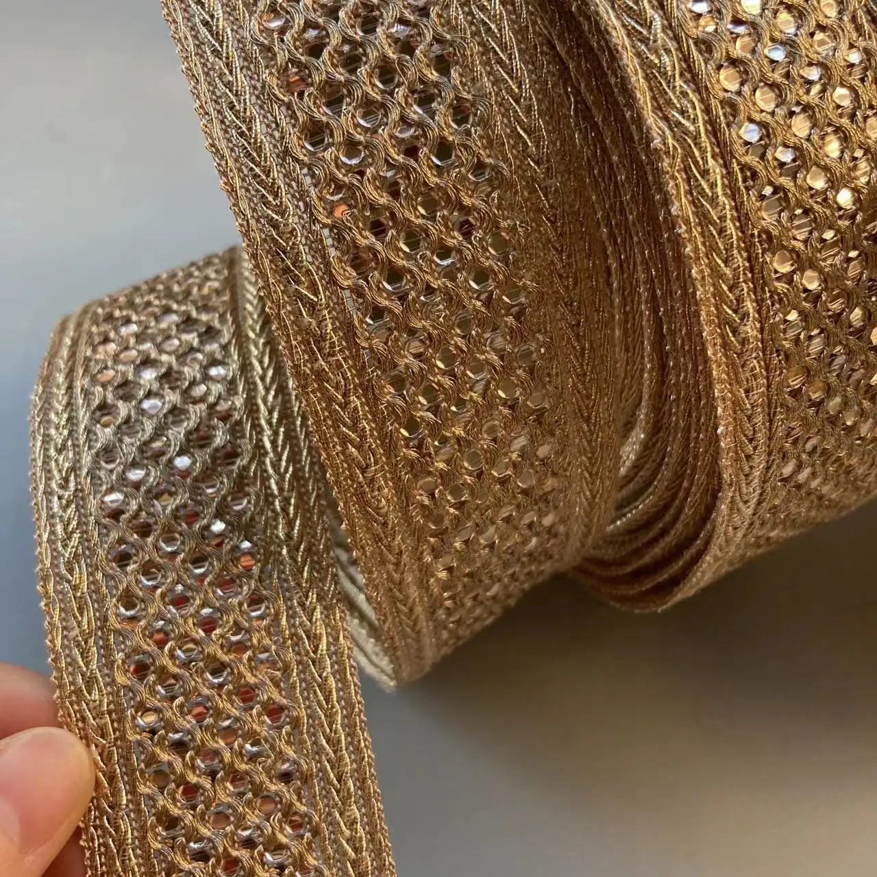 1-Yard-4-3cm-Lace-Trim-Ribbon-Gold-Thread-Webbing-Ethnic-Style-Clothing ...