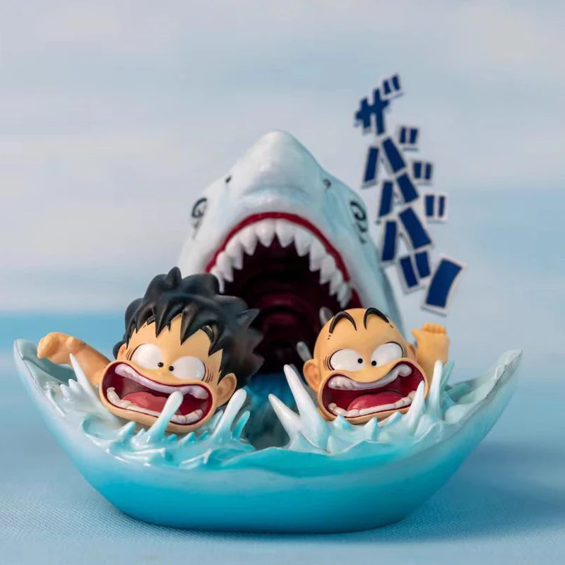 9cm-Dragon-Ball-Kid-Goku-with-Kuririn-swimming-training-Son-Goku-PVC ...