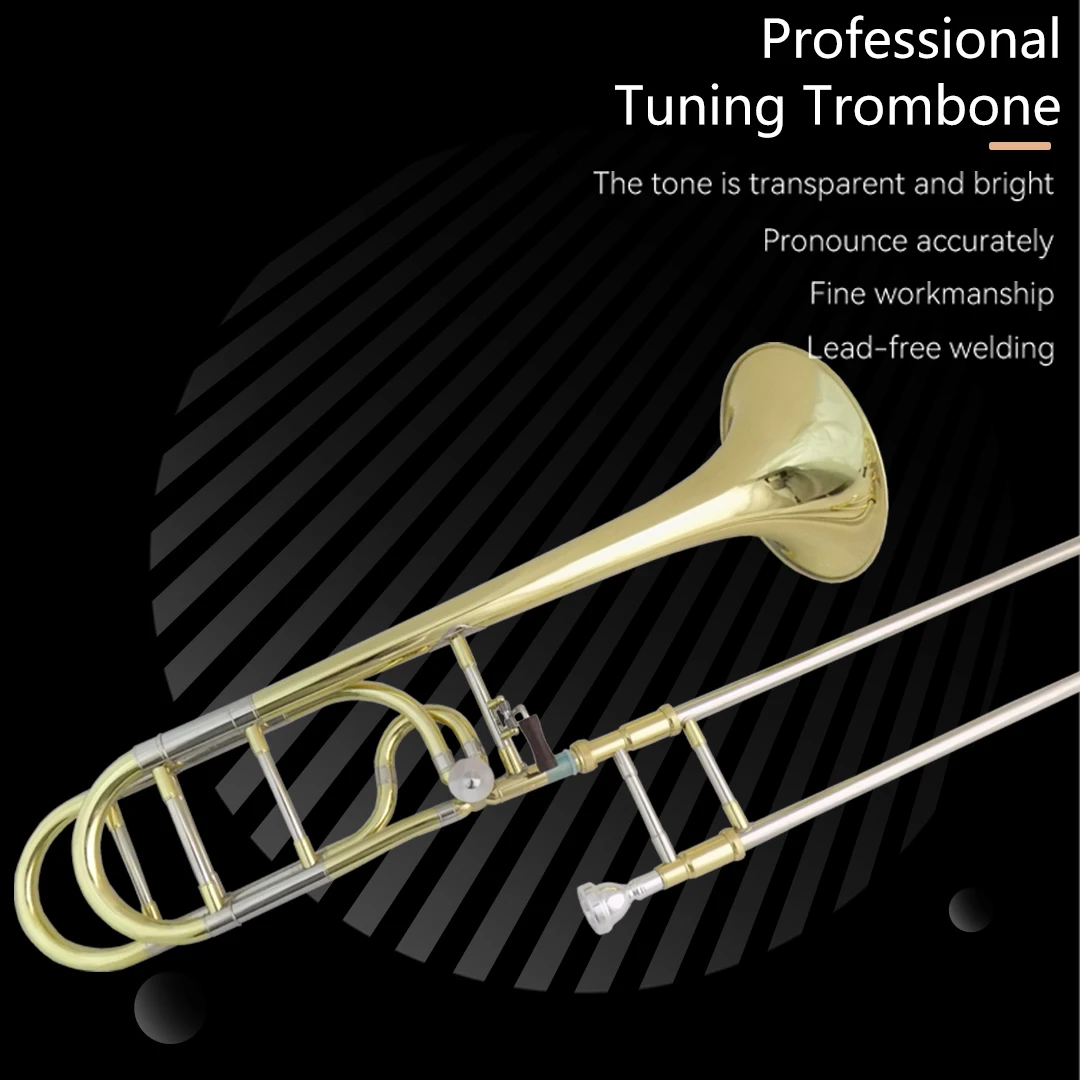 Professional-Performance-Bb-F-Tenor-Trombone-Musical-Instruments-with ...