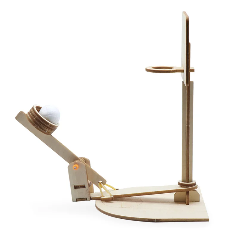 DIY-Wooden-Basketball-Shoot-DIY-Science-Experiment-Kit-Education-Model ...